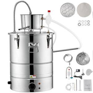VEVOR Alcohol Still, 9 Gal. 30 L Water Alcohol Distiller, Home ...