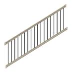 INTEX MILLWORK SOLUTIONS 96 in. x 36 in. Level Section Providence Rail ...