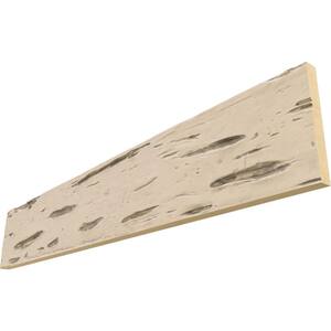 Ekena Millwork Endurathane 1 in. H x 8 in. W x 8 ft. L Rough Cedar ...