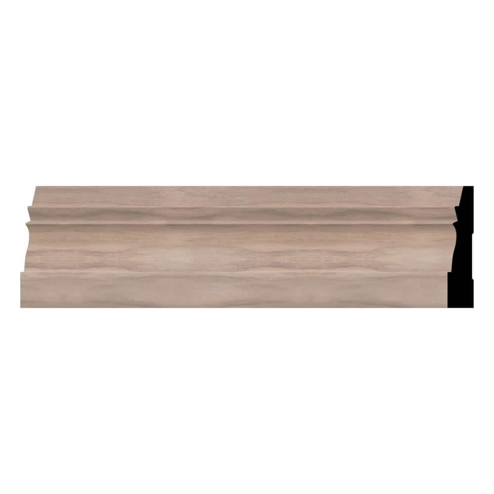 Ekena Millwork WM631 0.56 in. D x 3.25 in. W x 96 in. L Wood Walnut ...