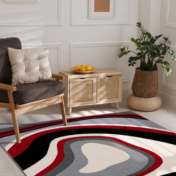 Dark Brown Leather 3x5 Rugs