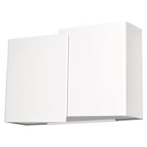 AFX Zoe 9-Watt 120-277-Volt White Integrated LED Wall Mount Sconce ...