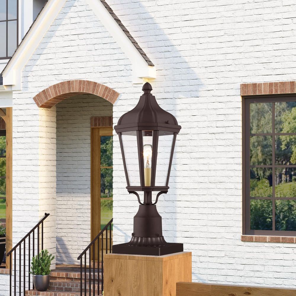 AVIANCE LIGHTING Harlington 1-Light Bronze Cast Aluminum Hardwired ...