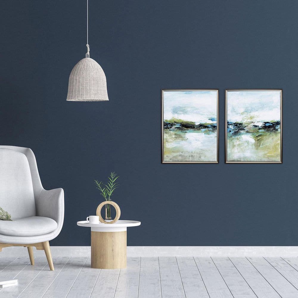 Paragon 2 Piece Framed Giclee Abstract Art Print 20 in. x 14 in. 46179 ...
