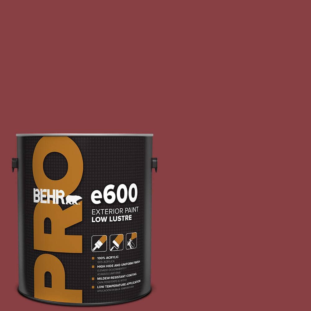 BEHR PRO 1 gal. #S-G-140 Cherry Cobbler Low Luster Exterior Paint ...