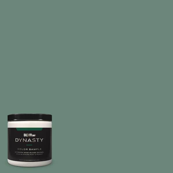BEHR DYNASTY 8 oz. #S420-5 Sycamore Grove Semi-Gloss Enamel Stain ...