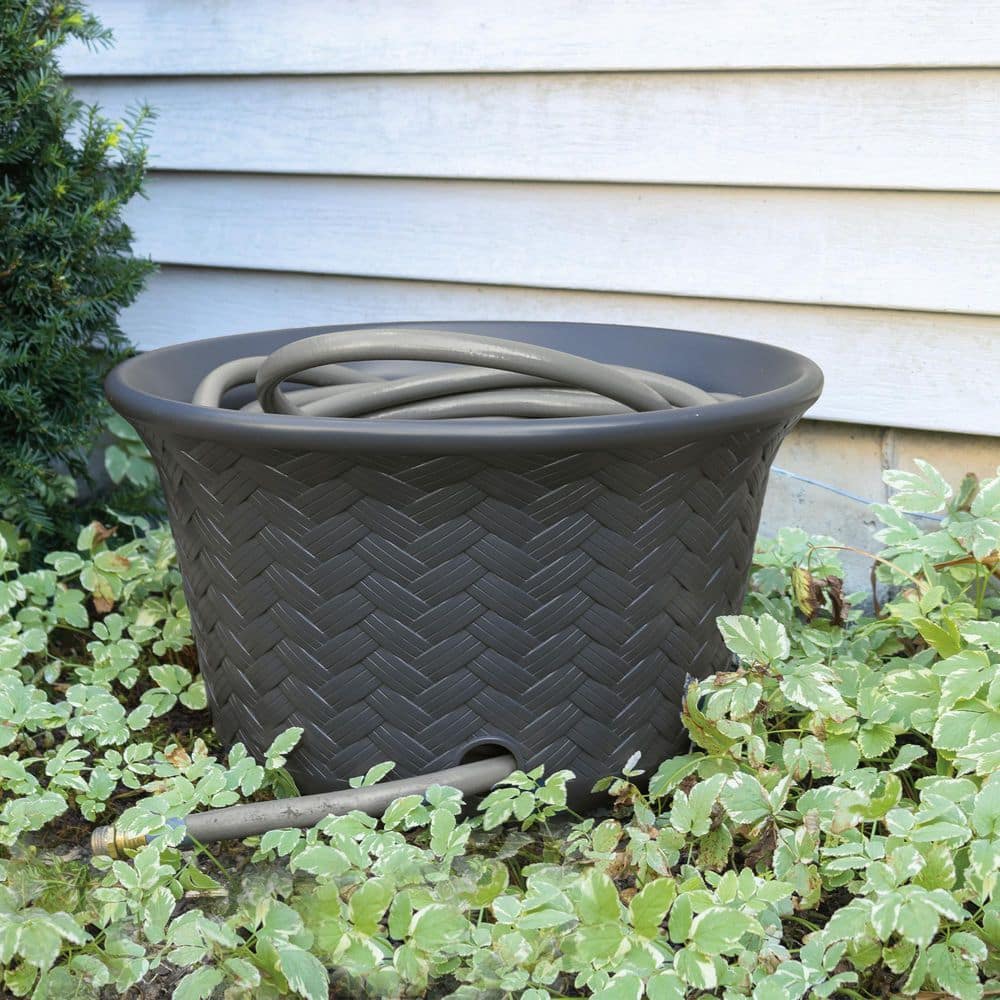 Suncast 100 ft. Herringbone Hose Pot HP1000CS - The Home Depot