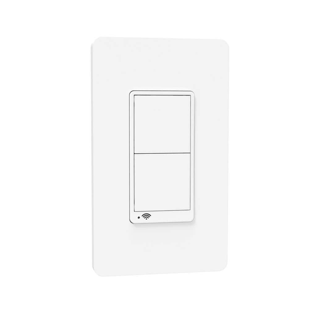 Square D X Series 15 Amp Single Pole 3-Way Smart Wi-Fi Matter Rocker ...