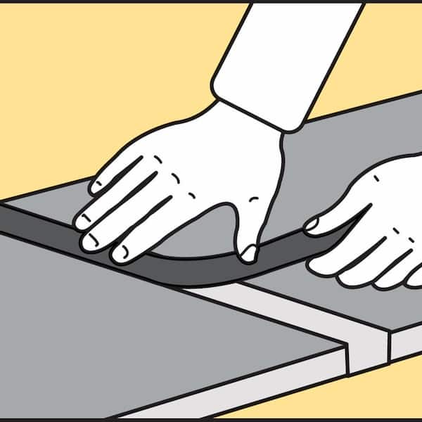 M-D Building Products 1 in. x 10 ft. Gray Foam Backer Rod Weatherstrip ...