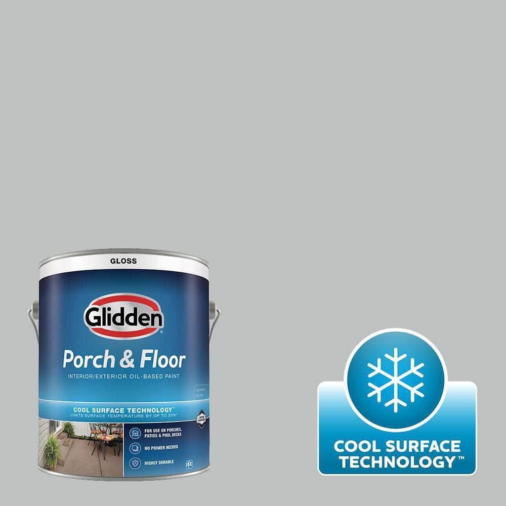 Glidden Porch and Floor 1 gal. PPG10-15 Quest Gloss Interior/Exterior ...