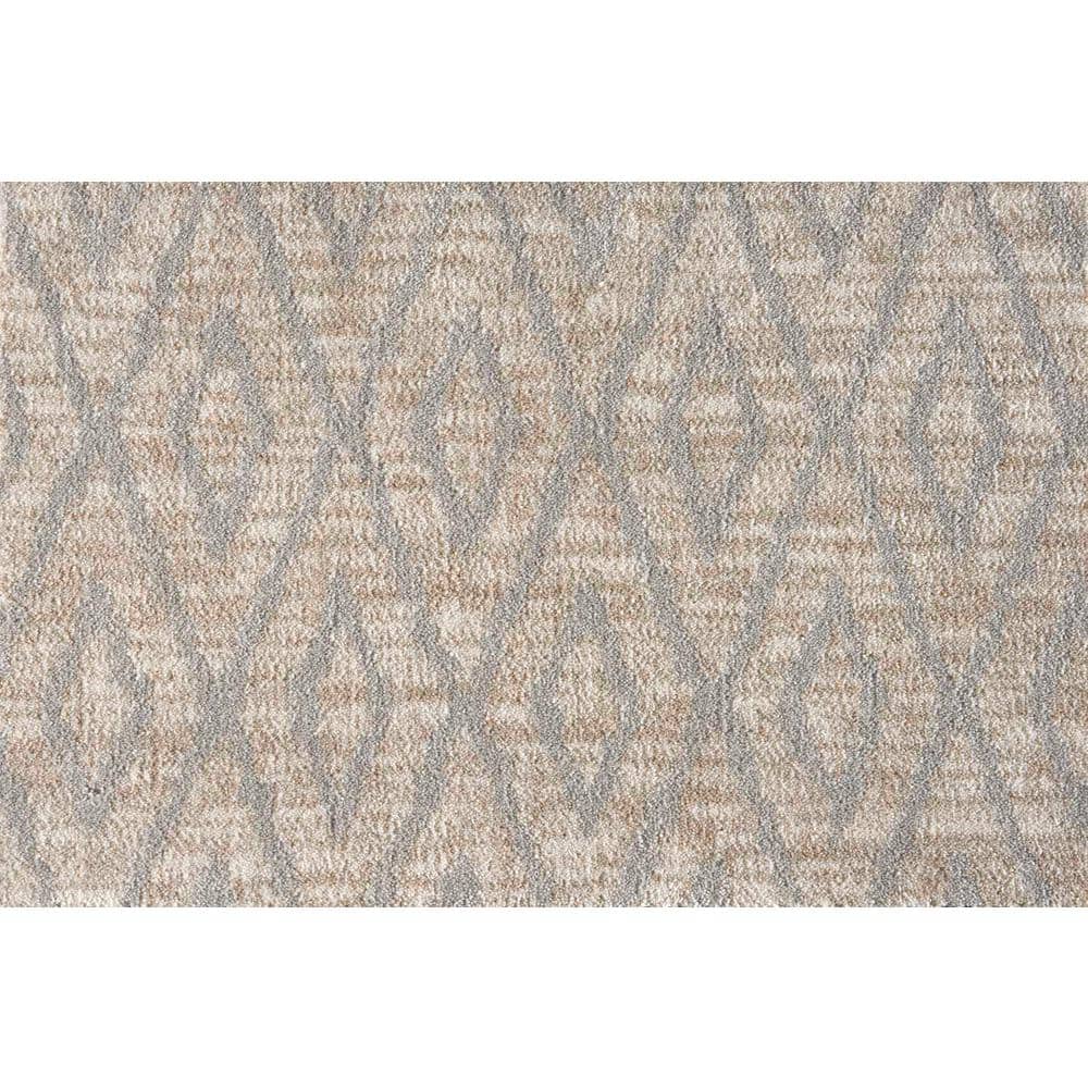 Natural Harmony Diamond Back Buff Custom Area Rug with Pad 174048 - The ...