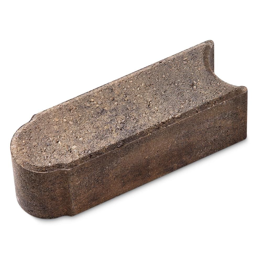 interlock Bullet 12.25 in. x 4 in. x 4 in. Carmel Concrete Edging (144 ...