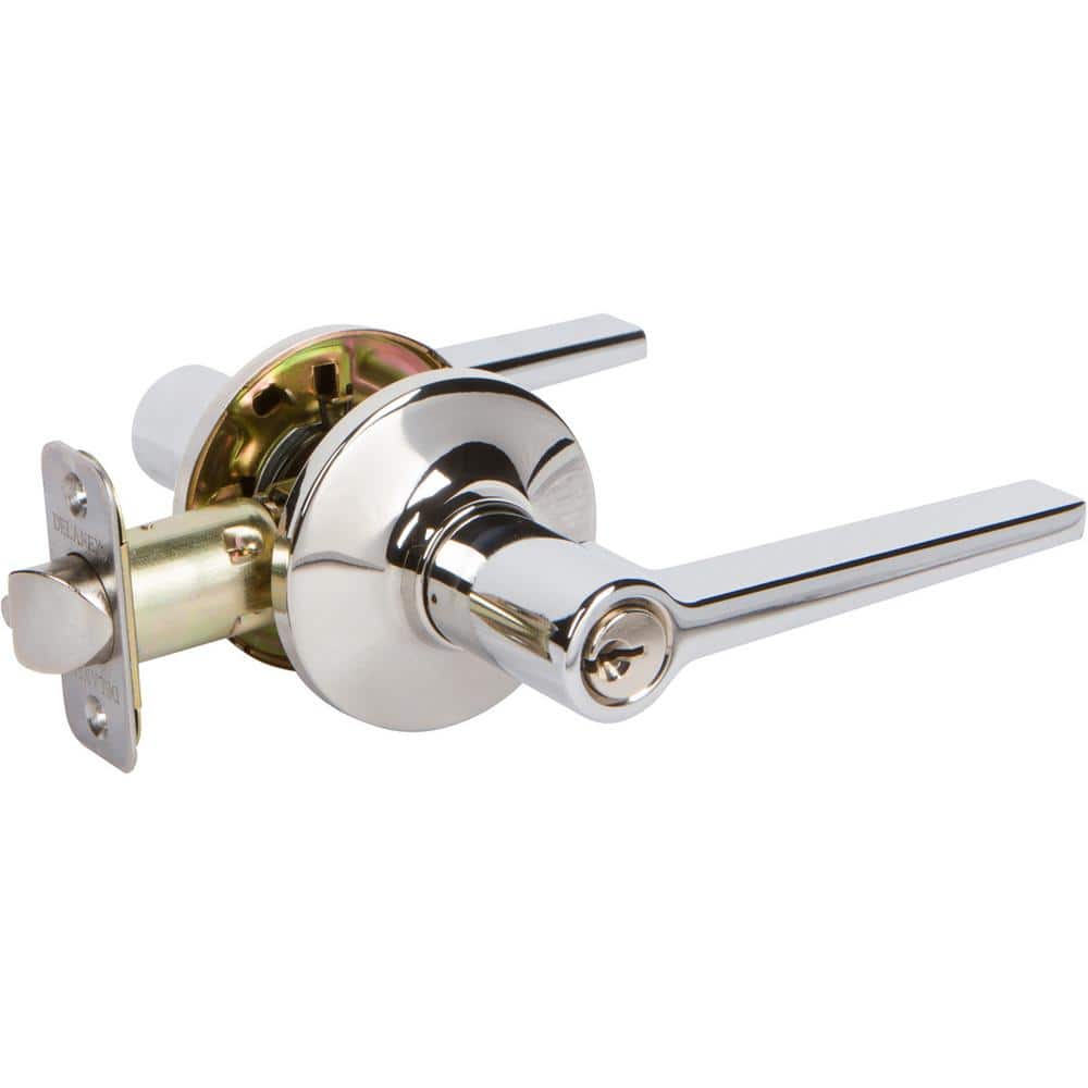 DELANEY HARDWARE Tulina Contemporary Style Polished Chrome Straight ...