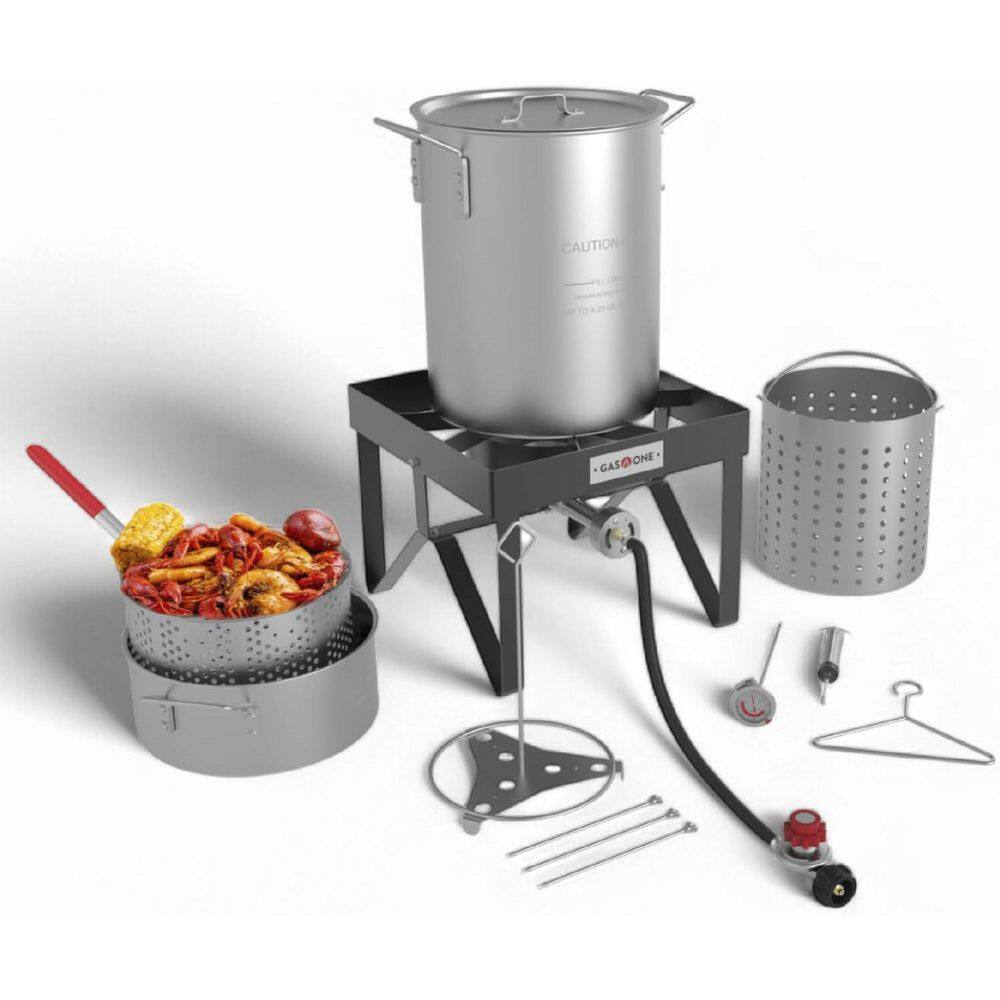 GASONE Turkey Fryer Propane Burner Complete Kit - Turkey Fry and Boil ...
