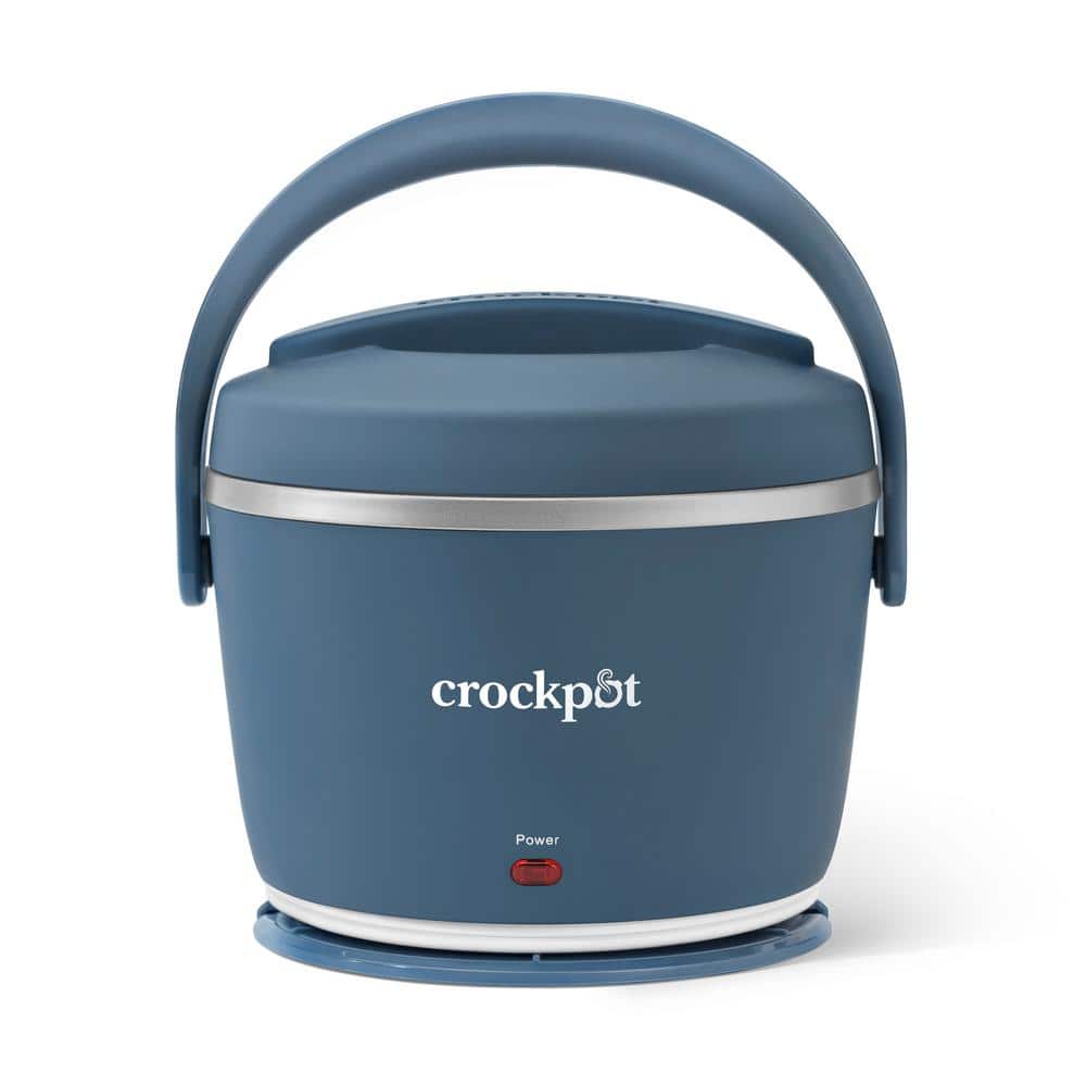 Crock-Pot . 625 qt. (20 oz.) Faded Blue Lunch Crock Slow Cooker Food ...