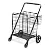 Bunpeony Black Heavy Duty Folding Kitchen Cart ZY1K0104-1 - The Home Depot
