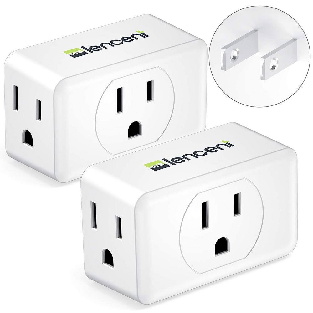 Reviews for Etokfoks 3 Prong to 2 Prong Travel Adapter Plug Extender ...