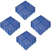 VEVOR Interlocking Drainage Mat Floor Tiles 12 x 12 x 0.5 in. Ruber ...