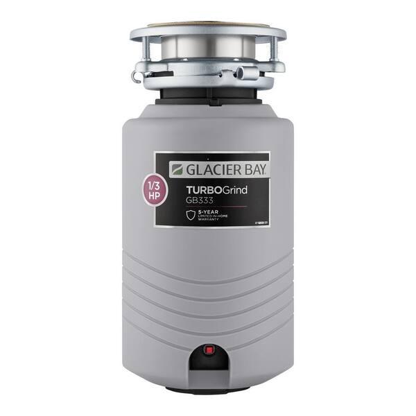 Glacier Bay TurboGrind 1/3 hp. Continuous Feed Garbage Disposal with ...