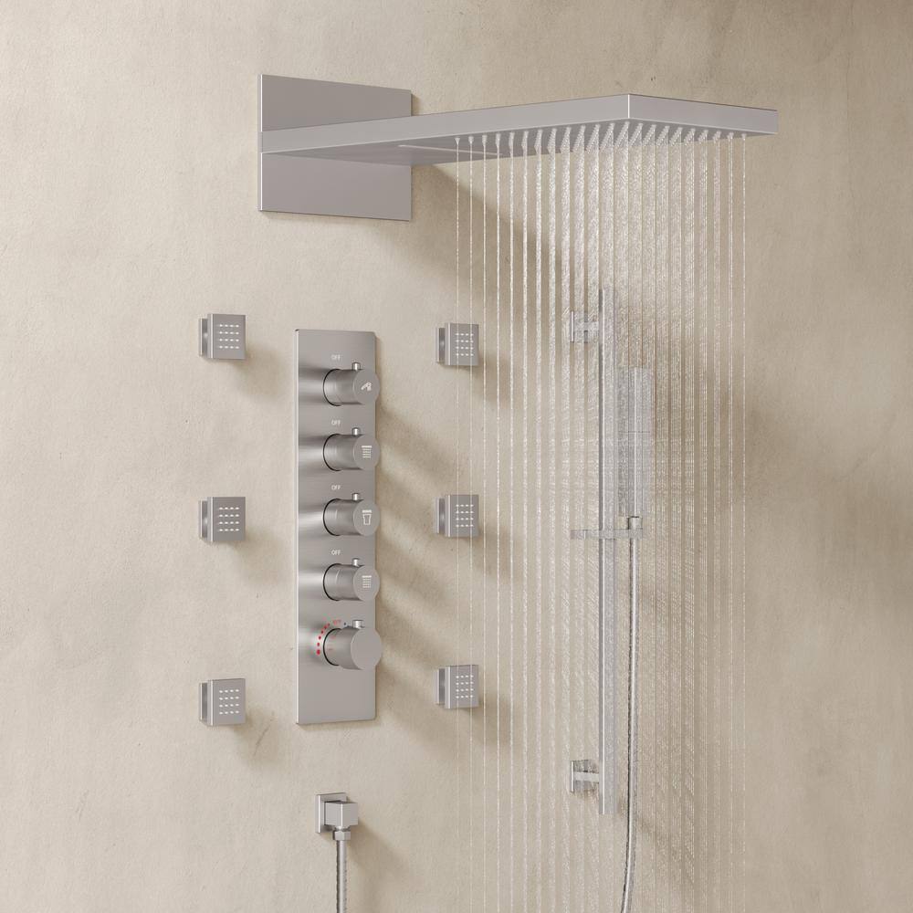 Reviews for EVERSTEIN 15-Spray Rectangular 9 in. L x 21 in. W Dual Wall ...