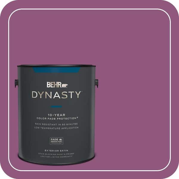 BEHR DYNASTY 1 gal. #PPU1-18 Peru Satin Enamel Exterior Stain-Blocking ...