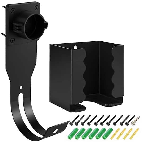 Ahfiwaso Electric Vehicle EV Charger Holder Wall Mount Kit Steel ...