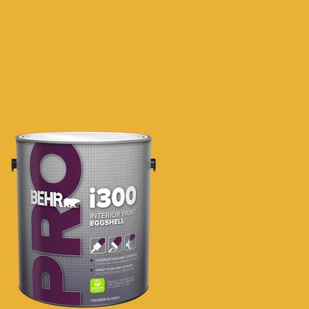 BEHR PRO 1 gal. #P280-7 Midsummer Gold Eggshell Interior Paint PR33301 ...