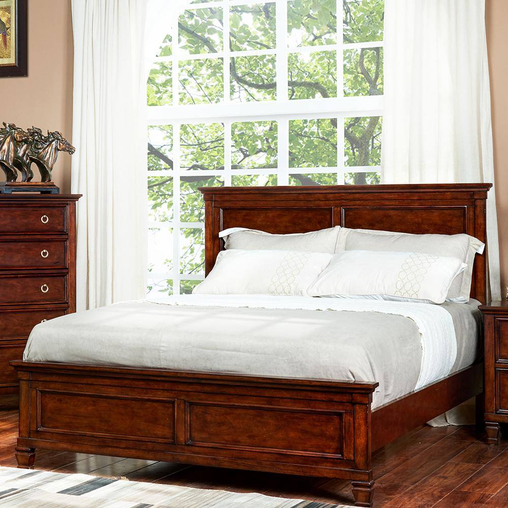 Cherry Headboards For Queen Beds Camaflexi Shaker Style Cherry Queen