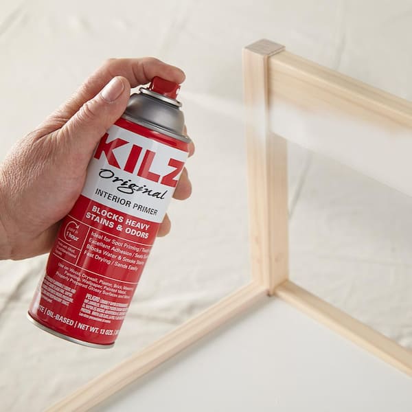 KILZ Original 13 oz. White Oil-Based Interior Primer Spray, Sealer, and ...