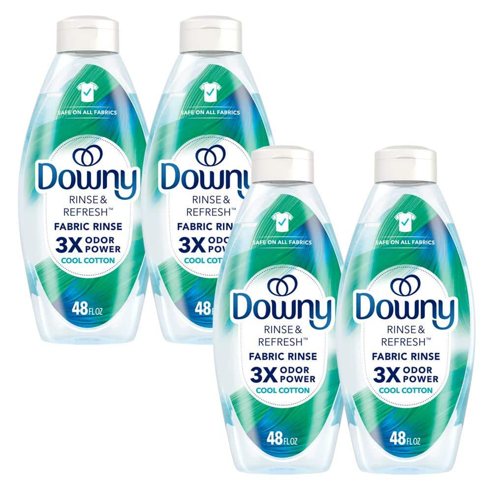 Downy Rinse and Refresh 3X Odor Reomver Cool Cotton Scent Liquid Fabric ...