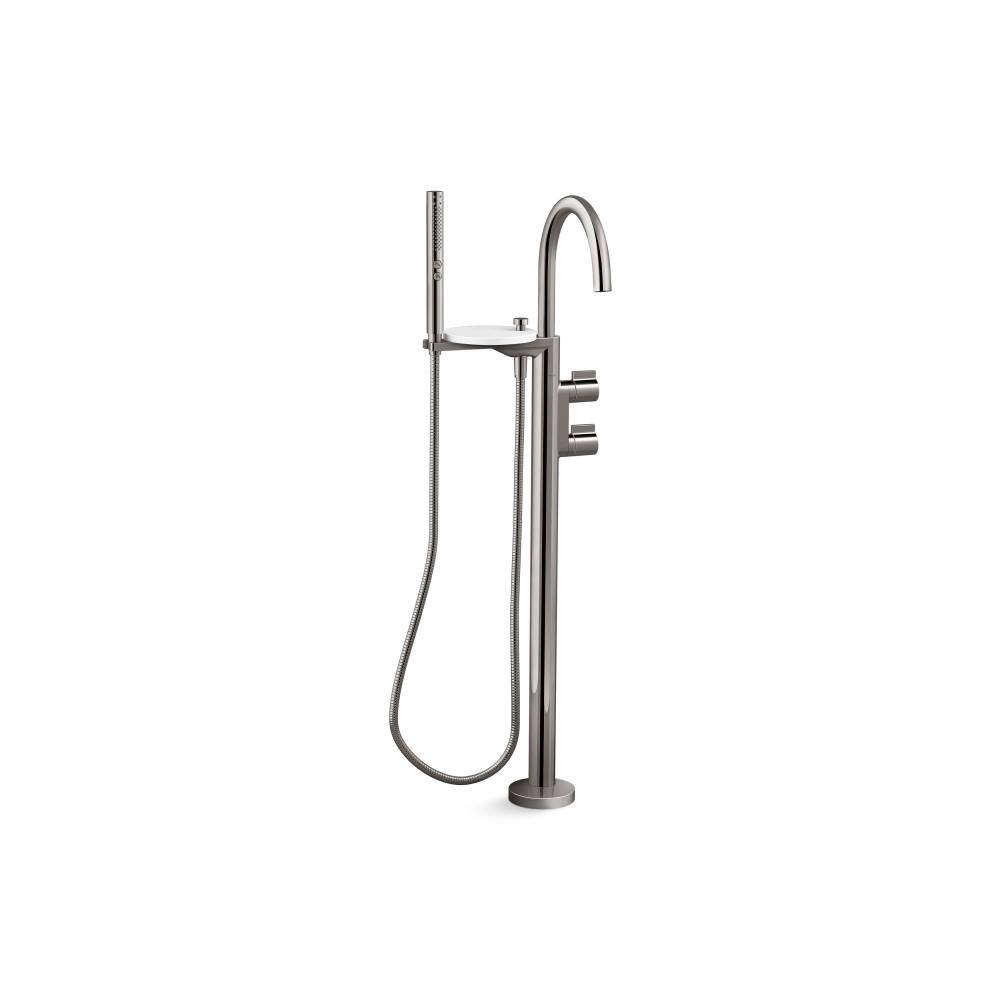 KOHLER Components Floor-Mount Bath Filler Trim With Lever Handles And ...