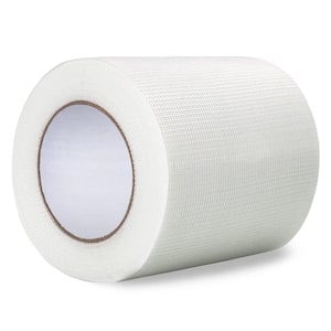 Wellco 4 in. x 328 ft. Self-Adhesive Fiberglass Mesh Drywall Joint Tape ...