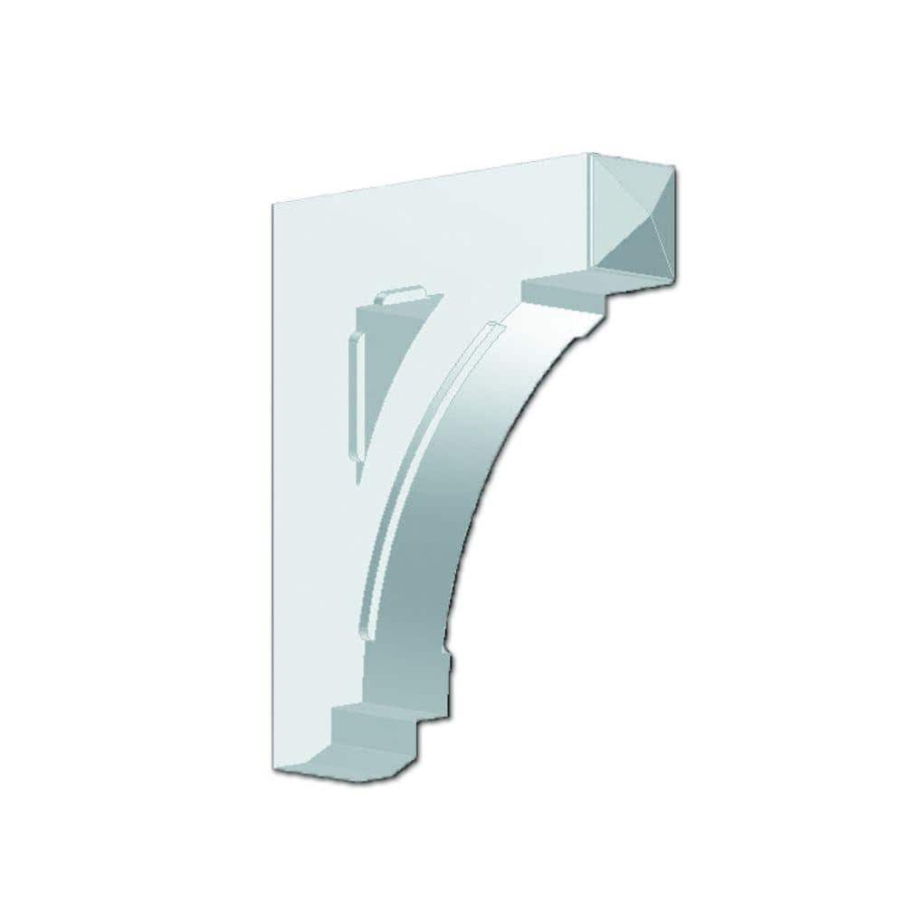 Fypon 20 in. x 24 in. x 5 in. Polyurethane Cove/Arch Bracket BKT20X24X5 ...