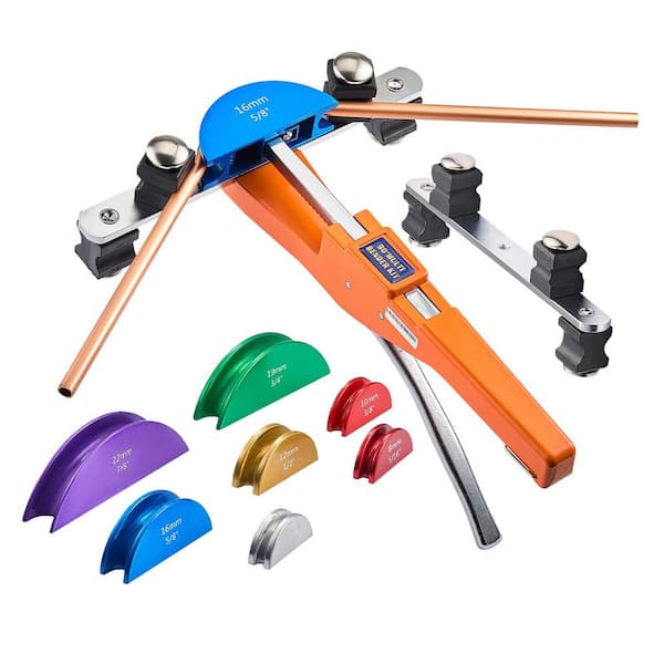 VEVOR Tubing Bender Kit, 1/4 to 7/8 In., Compact Pipe Bender, Ratchet ...