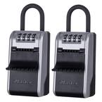 Master Lock Lock Box, Resettable Combination Dials, Light Up Dials, 2 ...