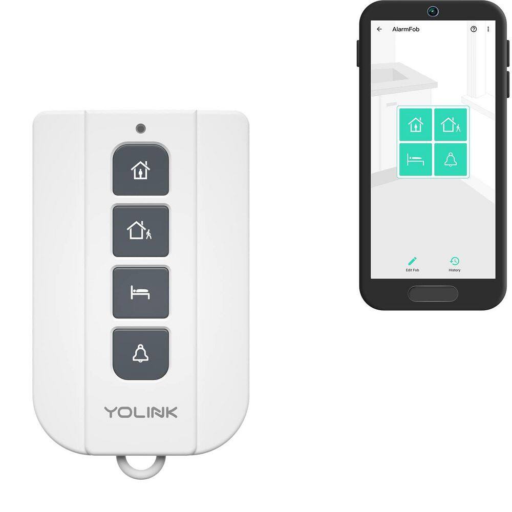 YoLink Smart LoRa Home Security AlarmFob YS-3604A - The Home Depot