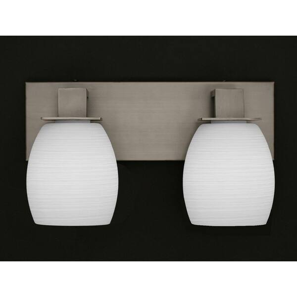 Aspen 14 in. 2-Light Graphite Vanity Light 5R82GP615 - The Home Depot