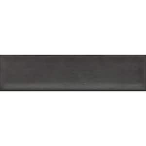EMSER TILE Raku Blue 2.95 in. x 11.81 in. Glazed Matte Ceramic Wall ...