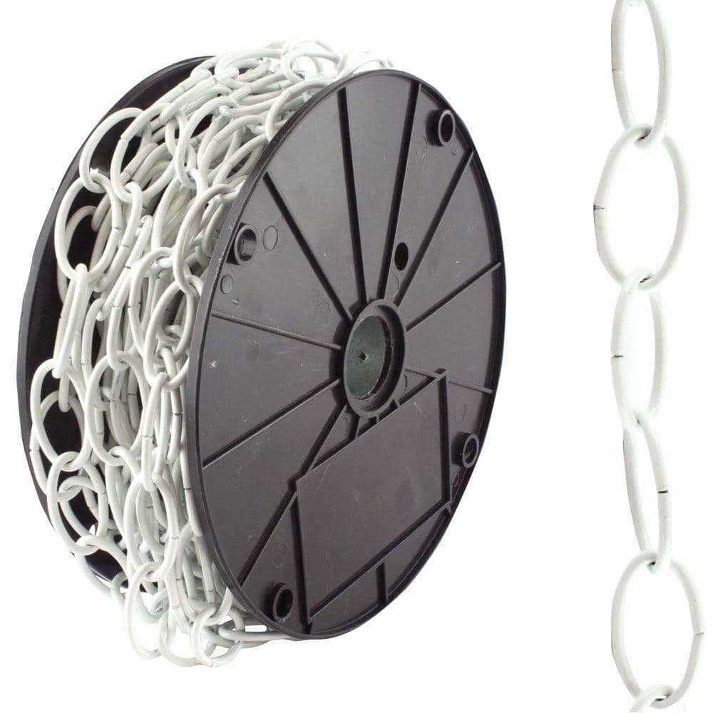 Everbilt #2/0 x 50 ft. White Decorative Chain 11840 - The Home Depot