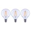 EcoSmart 100- -Watt Equivalent G25 Dimmable Globe Clear Glass Edison ...