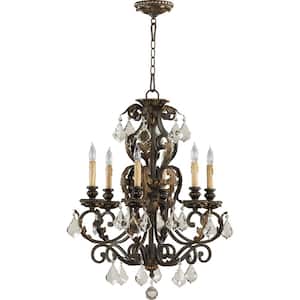 Quorum INTERNATIONAL Ansley 5-Light Persian White Chandelier 6014-5-70 ...
