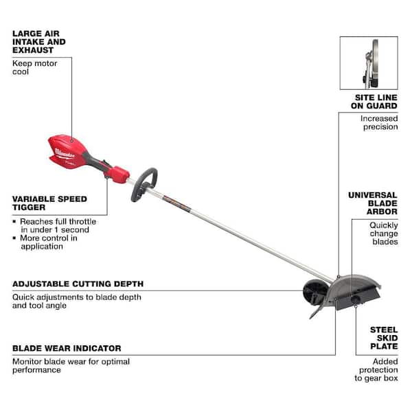 Milwaukee M18 FUEL 18V 8 in. Brushless Cordless Battery Powered ...