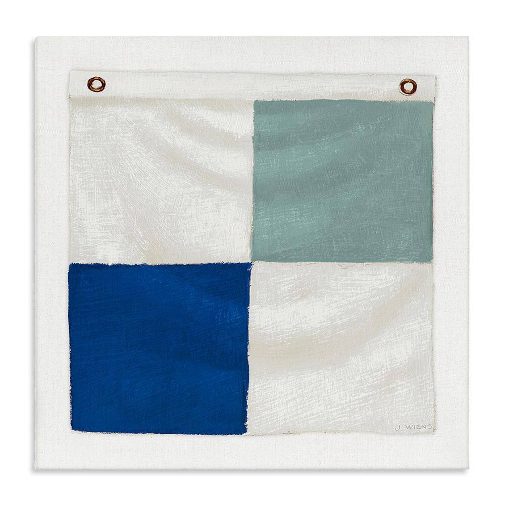 Stupell Industries Checkered Boat Flag by James Wiens 1-Piece Unframed ...