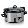 Crock-Pot 6 Qt. Programmable Stainless Steel Slow Cooker with Locking ...