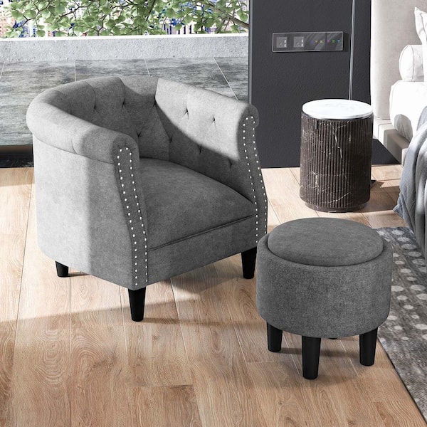 Snuggle chair and footstool store
