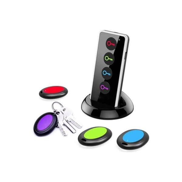 phyfalip Key Finder with 131ft Range, 80dB Beep and LED Flashlight, 1 ...