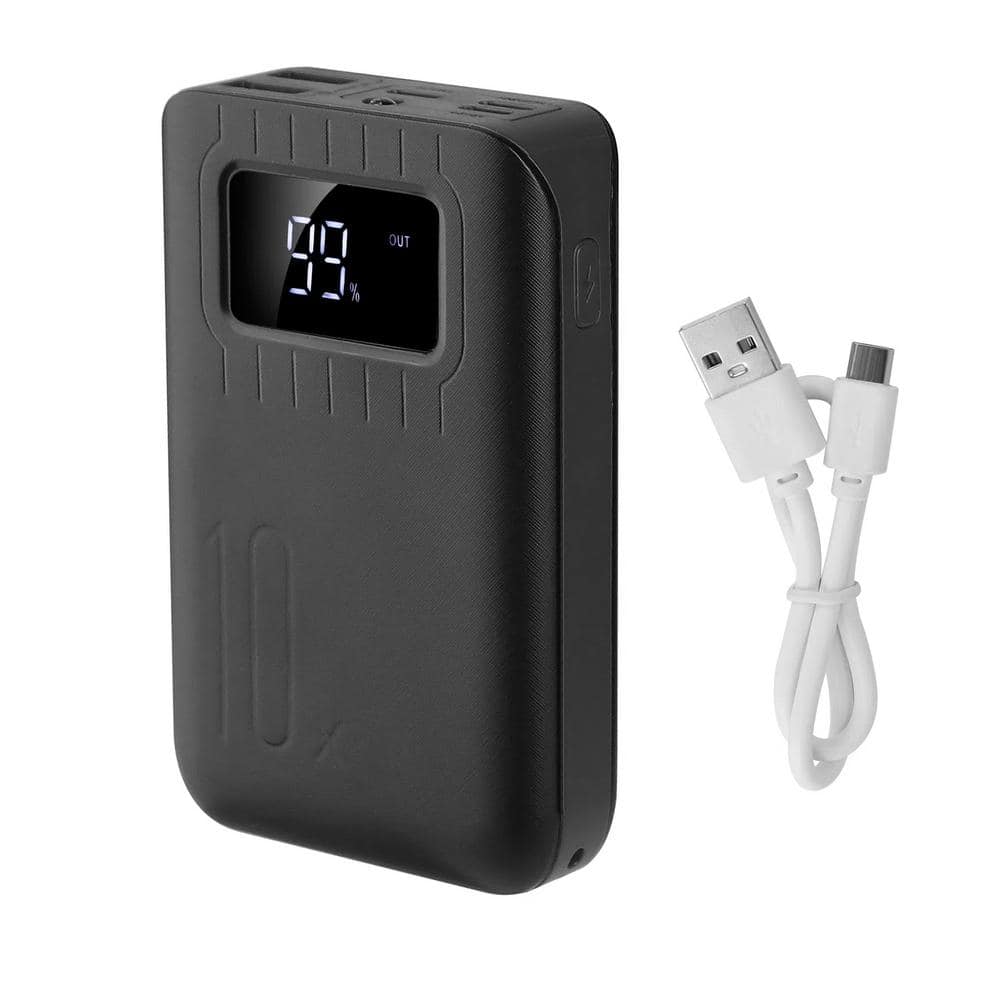 EKIEUDL 10000mAh Portable Power Bank External Battery Pack with LCD ...