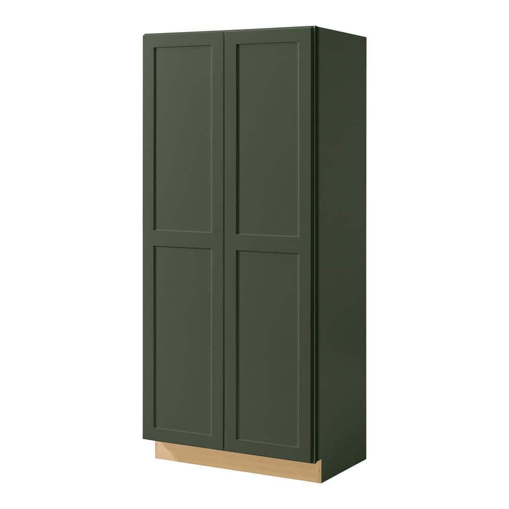 Hampton Bay Avondale 36 in. W x 84 in. H x 24 in. D Ready To Assemble ...