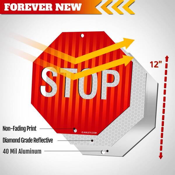 Slow And Stop Signs Reflective