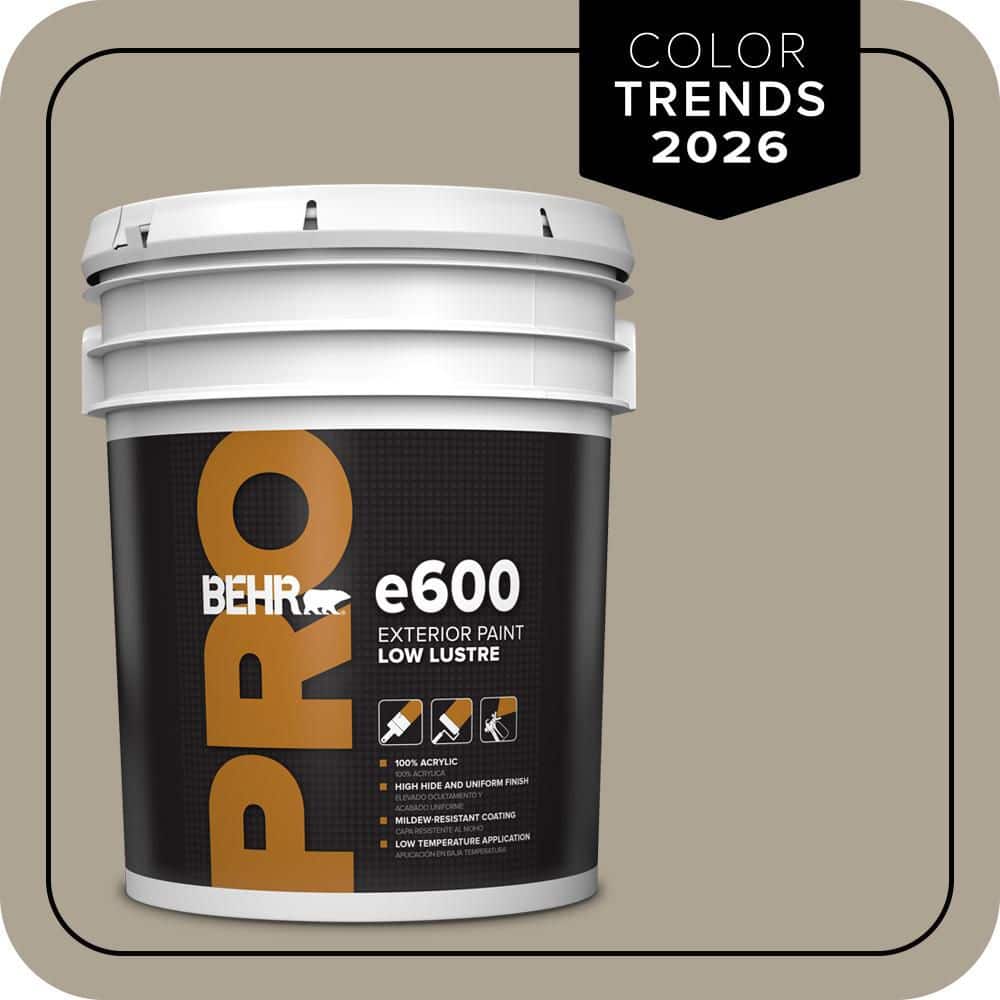 BEHR PRO 5 gal. #HDC-NT-14 Smoked Tan Low Luster Exterior Paint PR62005 ...